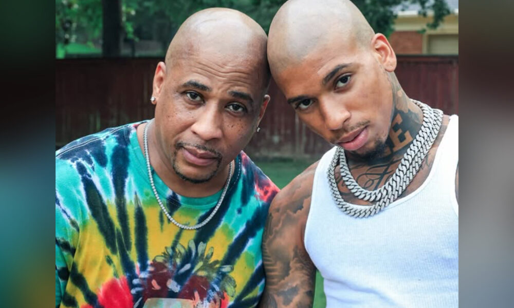Like Father, Like Son: NLE Choppa & His Pops Bald-Head Twins ...